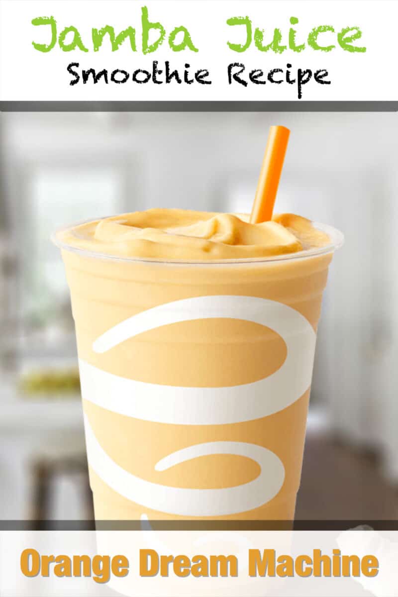 Jamba Juice Orange Dream Machine Smoothie - Make Drinks