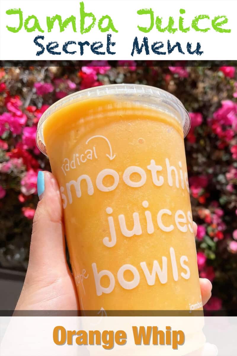Jamba Juice Secret Menu Orange Whip Smoothie Recipe - Make Drinks