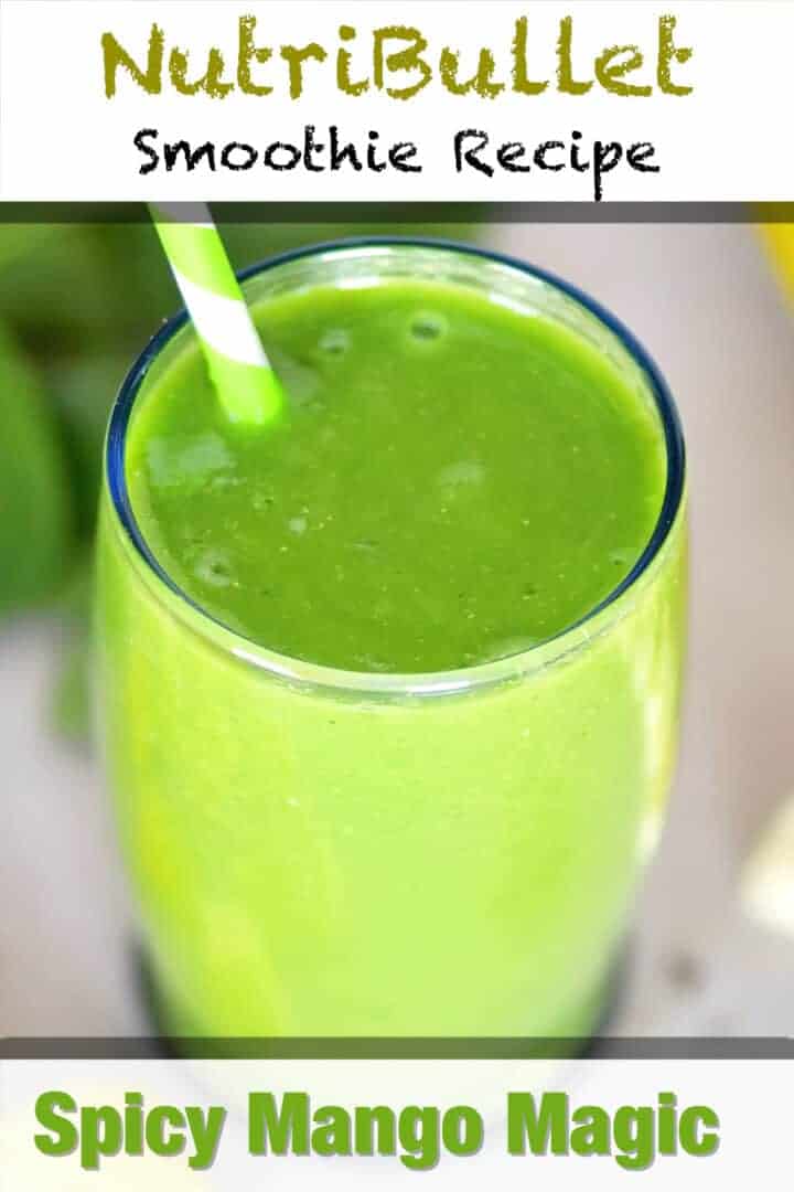 NutriBullet Spicy Mango Magic Smoothie Recipe - Make Drinks