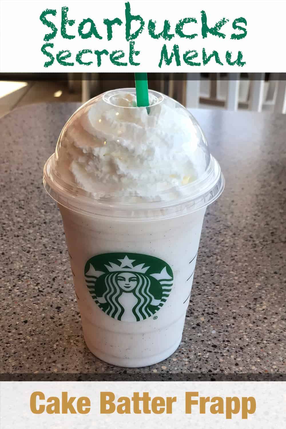 Starbucks Secret Menu Cake Batter Frappuccino Recipe - Make Drinks
