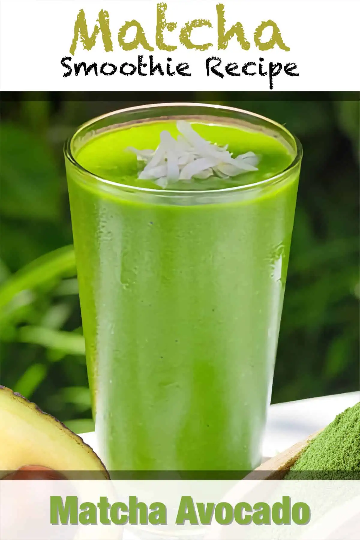 Matcha Avocado Smoothie - Make Drinks