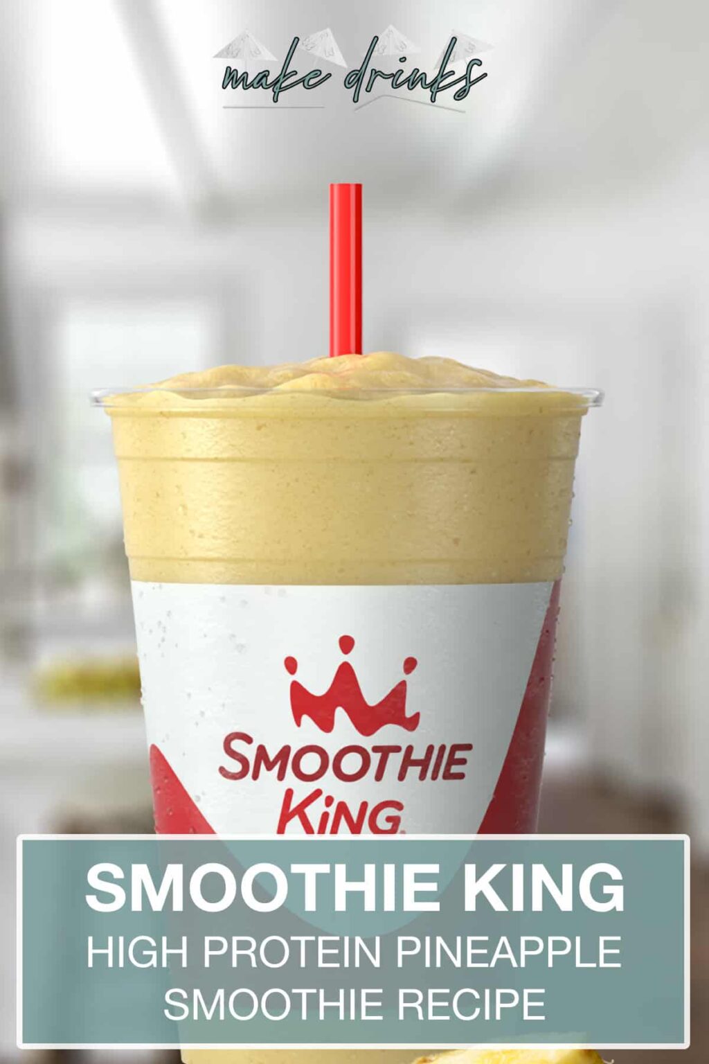 Smoothie King Original High Protein Pineapple - Make Drinks