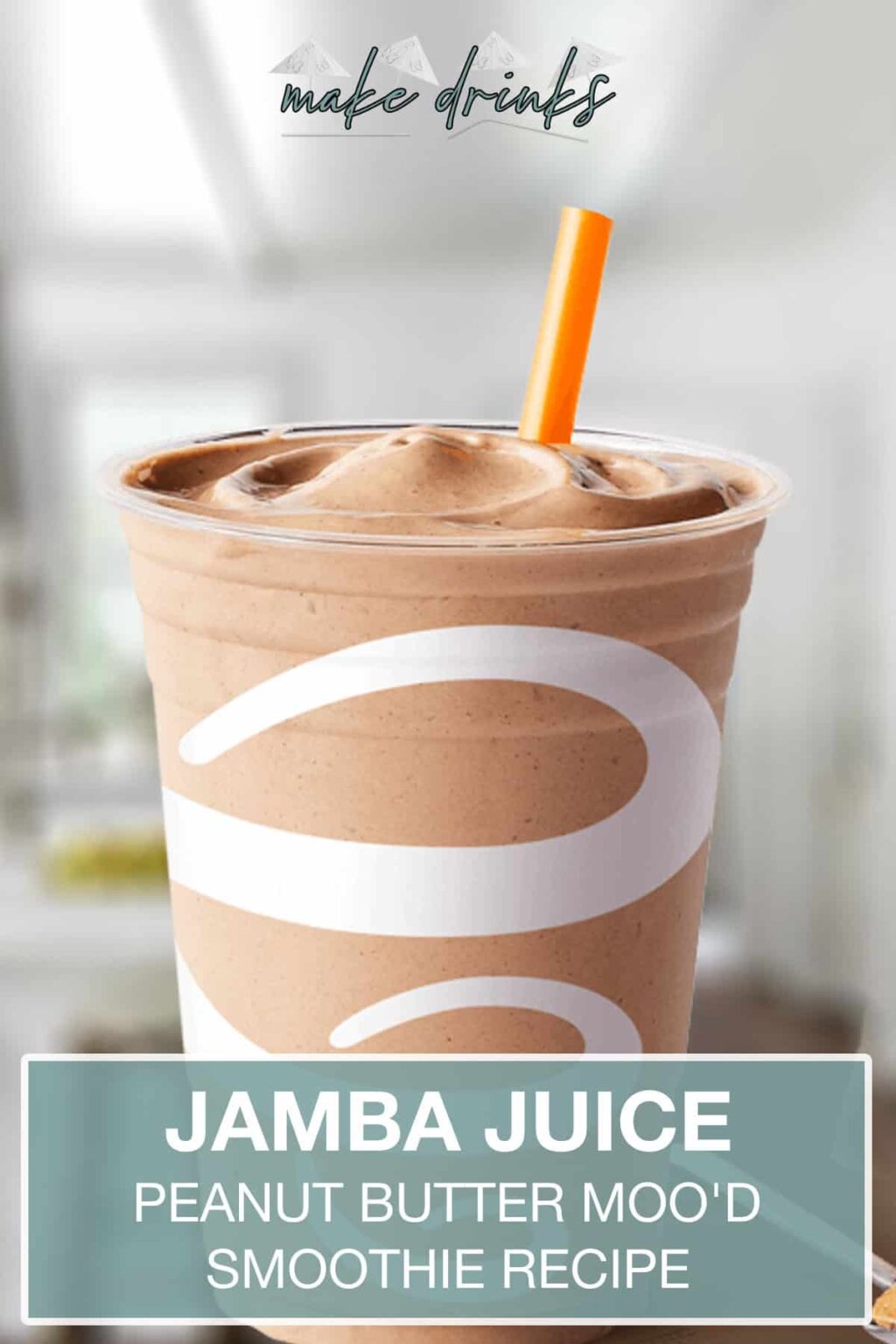 Jamba Juice Peanut Butter Moo'd Smoothie - Make Drinks
