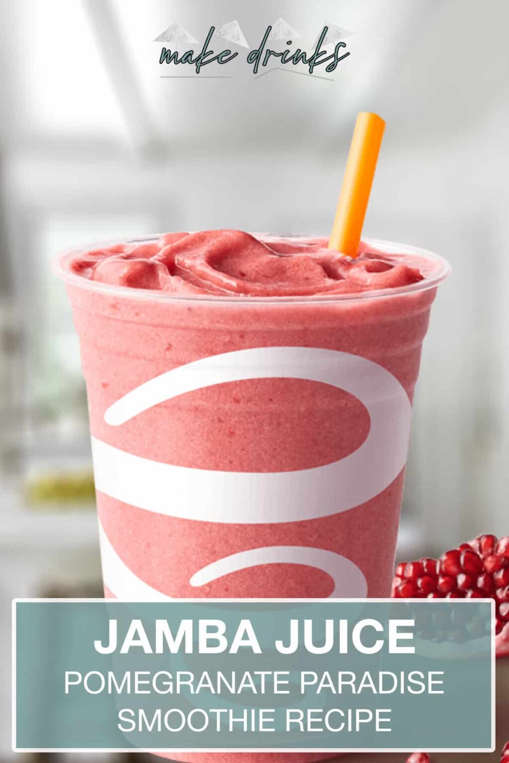 Jamba Juice Pomegranate Paradise Smoothie - Make Drinks